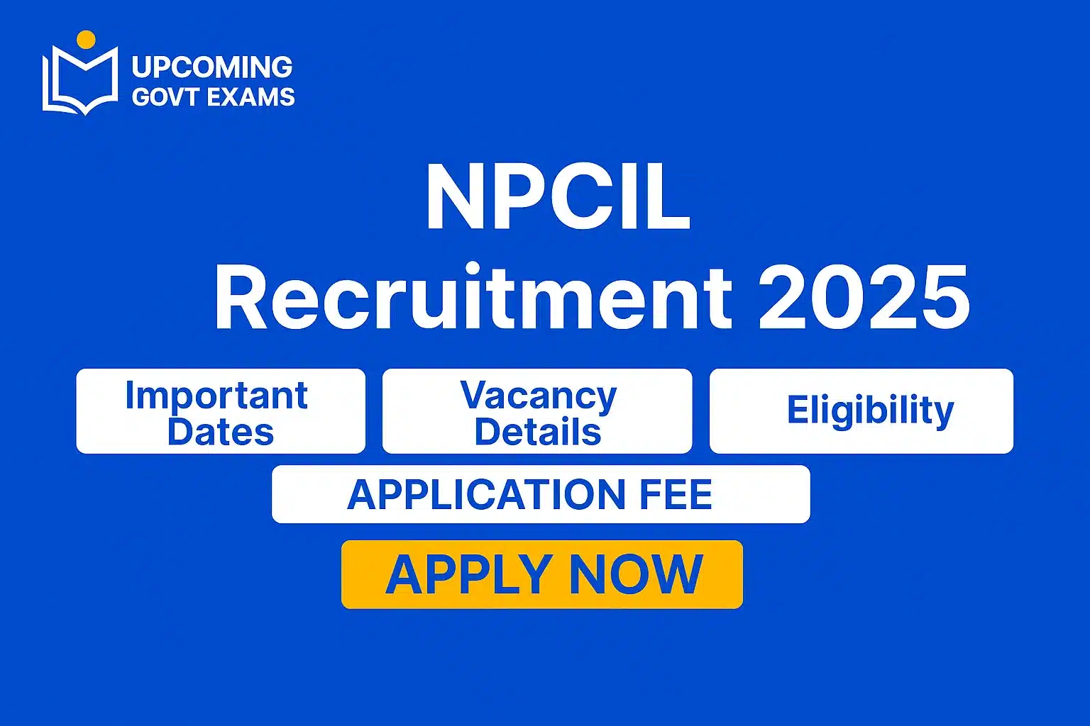 NPCIL Recruitment 2025: Golden Opportunity for 122 Govt Jobs | Apply Now