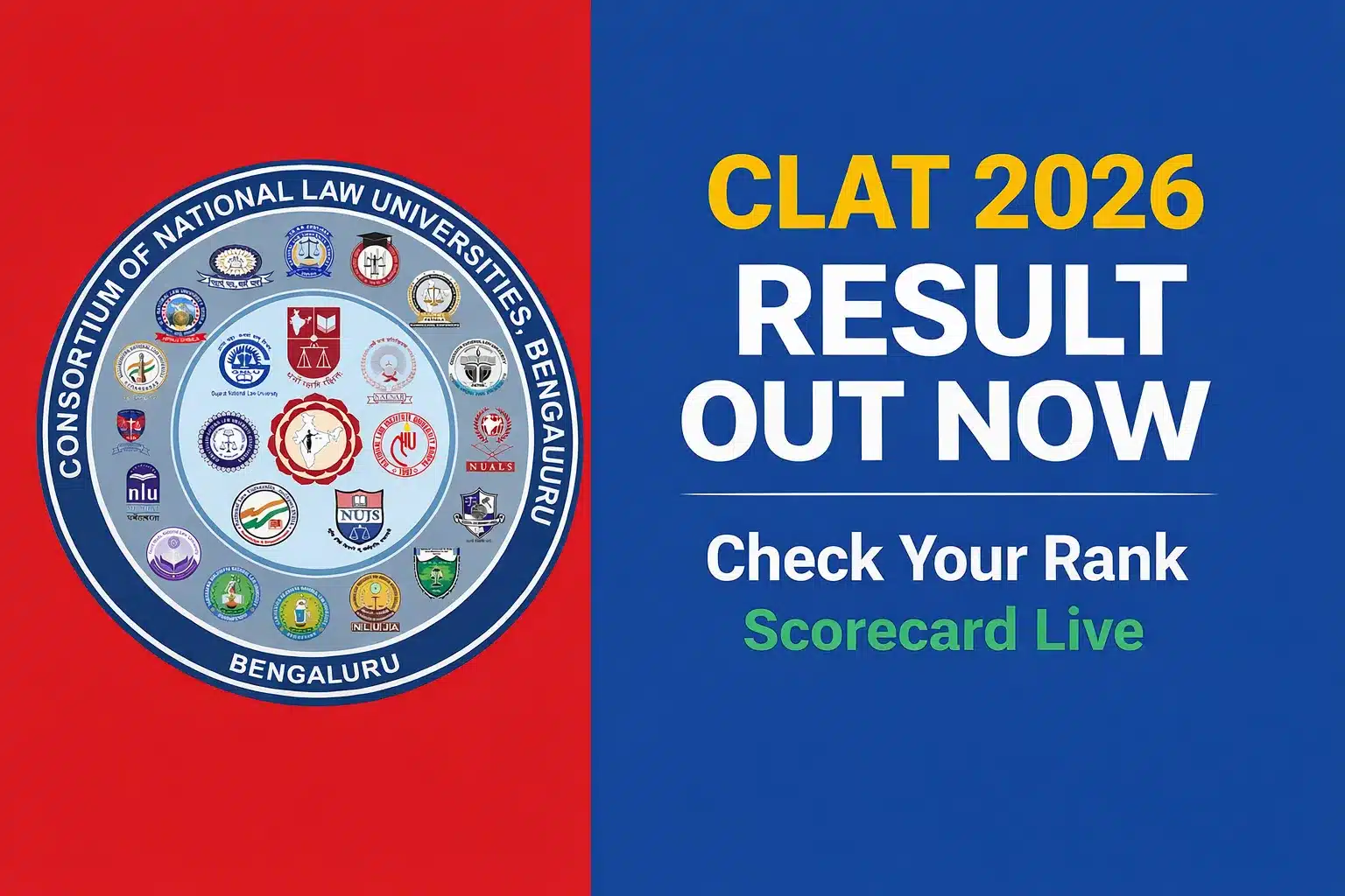 CLAT Result 2026 Declared Successfully – Direct Link Here